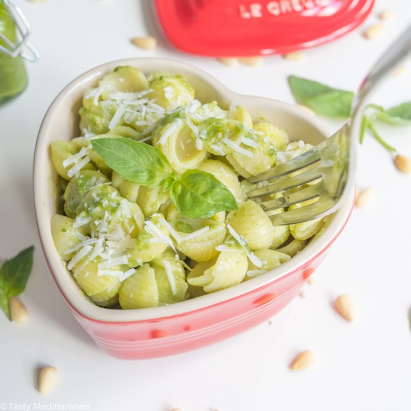 Best Conchigliette al Pesto recipe – Tasty Mediterraneo
