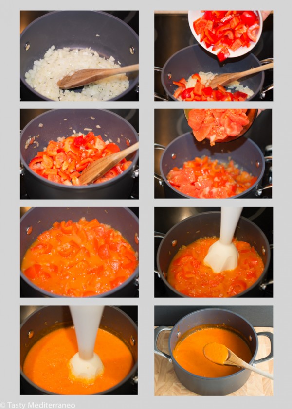 Sauce aux tomates et aux poivrons rouges – Tasty Mediterraneo