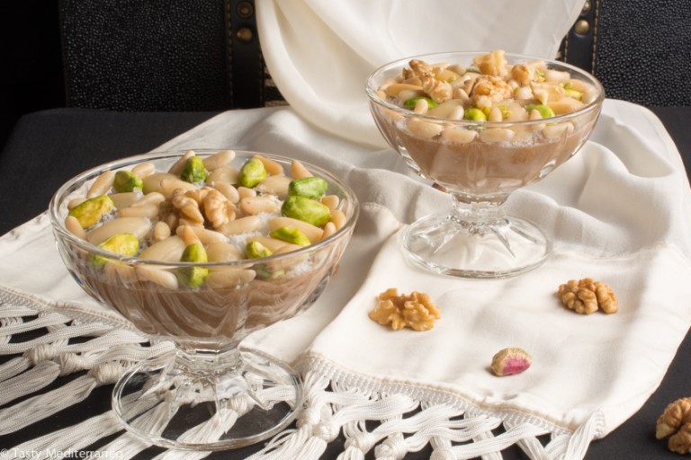 Lebanese Meghli – rice pudding spiced with anise, cinnamon and caraway ...