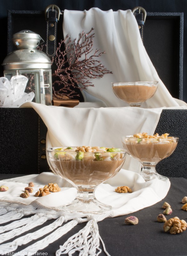 Lebanese Meghli – rice pudding spiced with anise, cinnamon and caraway ...