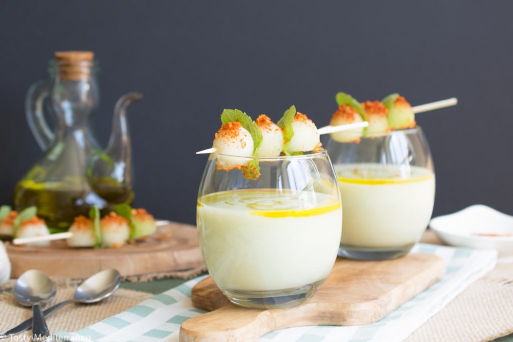 Chilled melon & almond soup – Tasty Mediterraneo