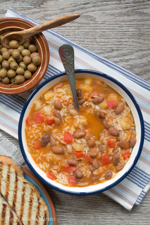 Soupe aux haricots pinto et au riz – Tasty Mediterraneo