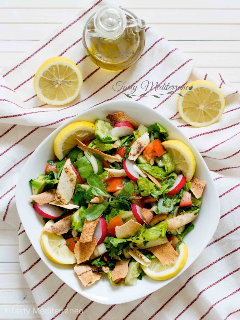 Lebanese fattoush salad – Tasty Mediterraneo