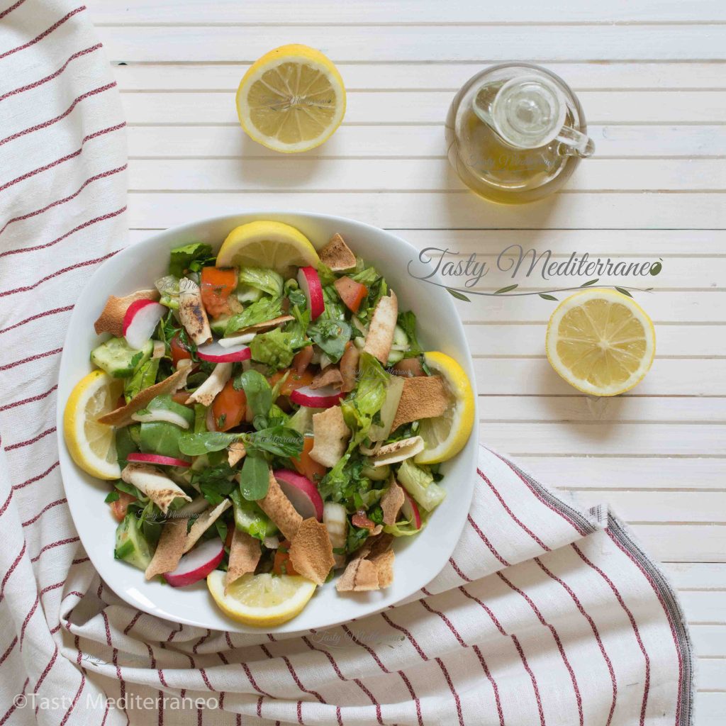 Lebanese fattoush salad – Tasty Mediterraneo
